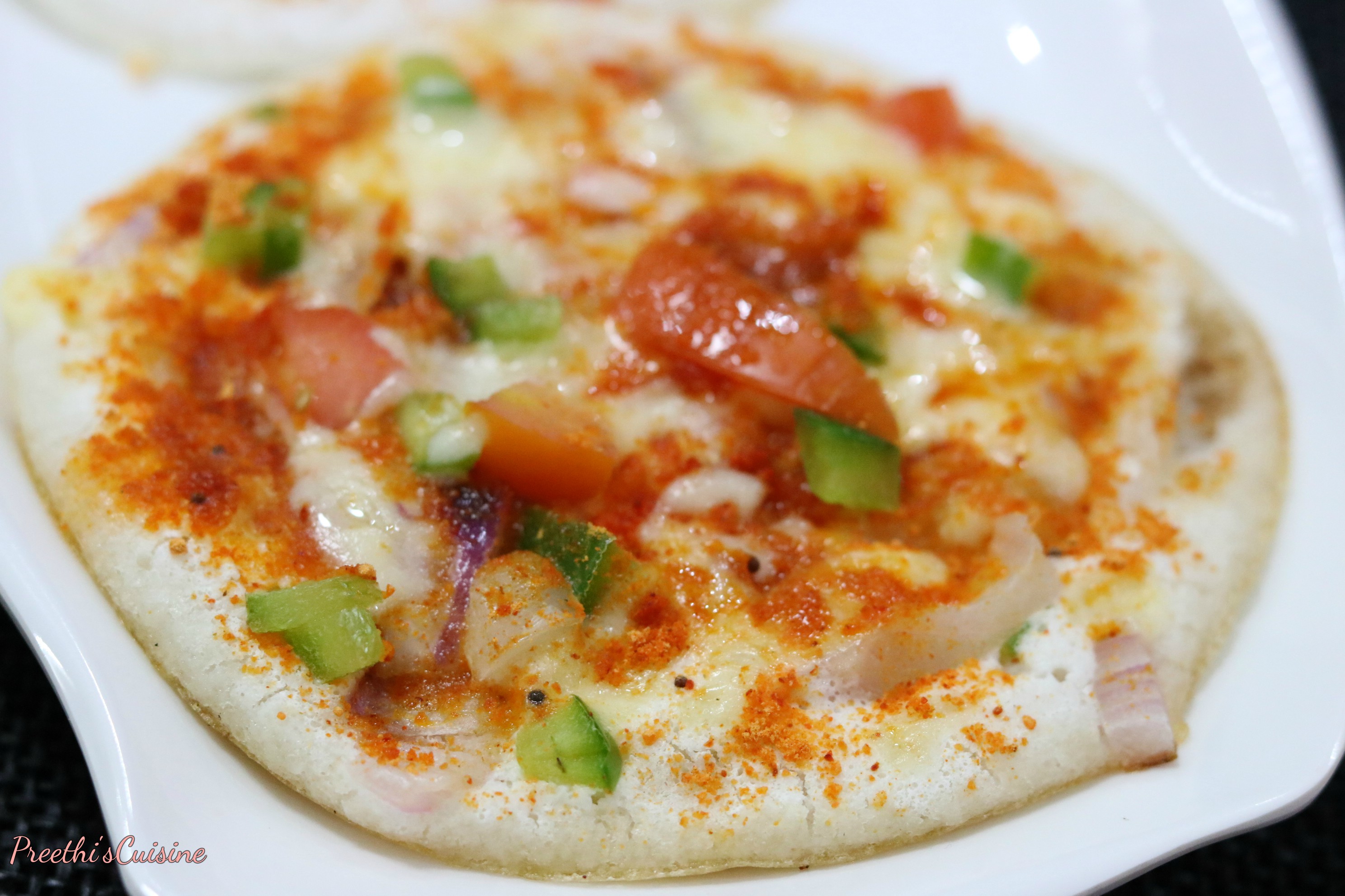 Multigrain Veggie and Cheese Uttapam - Preethi's Cuisine