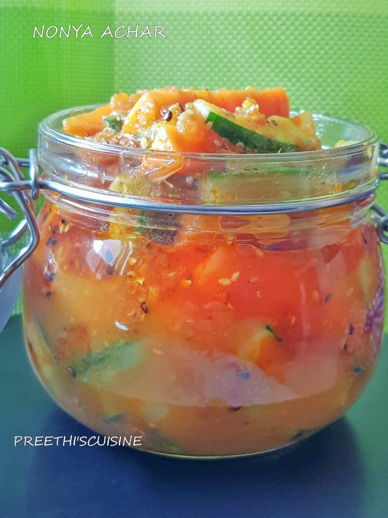 NONYA ACHAR (SIMPLIFIED) - Preethi's Cuisine