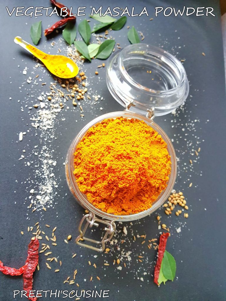 Masala Powder – Preethi's Cuisine