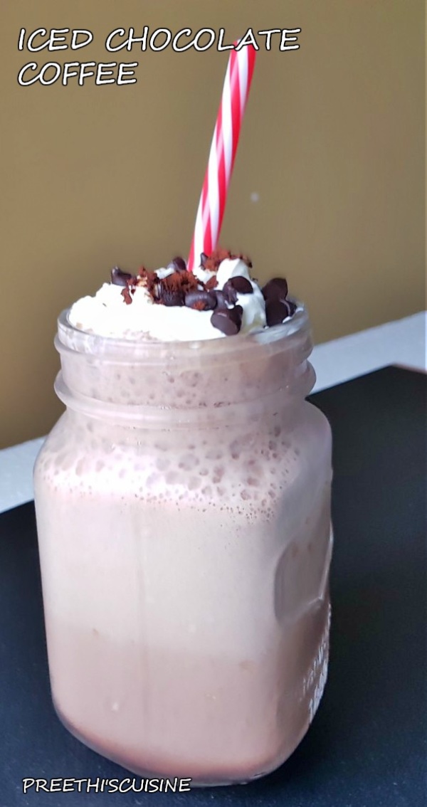 ICED CHOCOLATE COFFEE - Preethi's Cuisine
