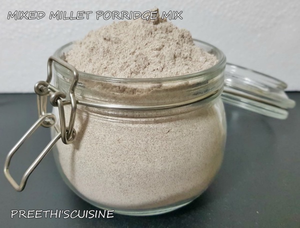 Mixed Millet Porridge Mix - Preethi's Cuisine