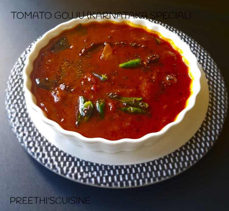 TOMATO GOJJU (KARNATAKA SPECIAL) - Preethi's Cuisine