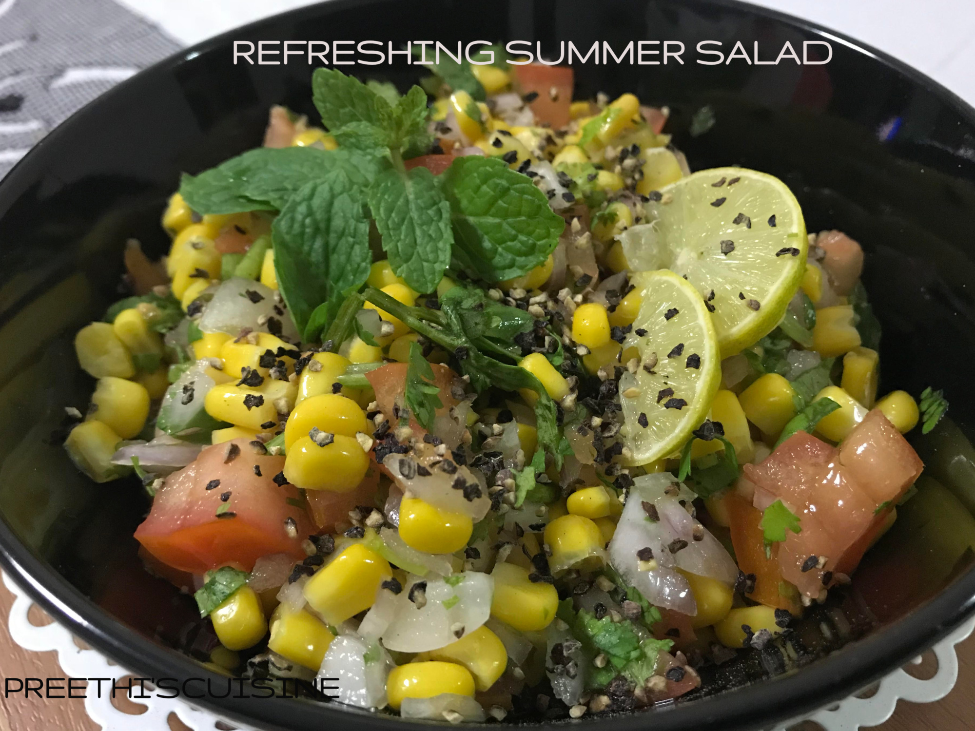 REFRESHING SUMMER SALAD - Preethi's Cuisine