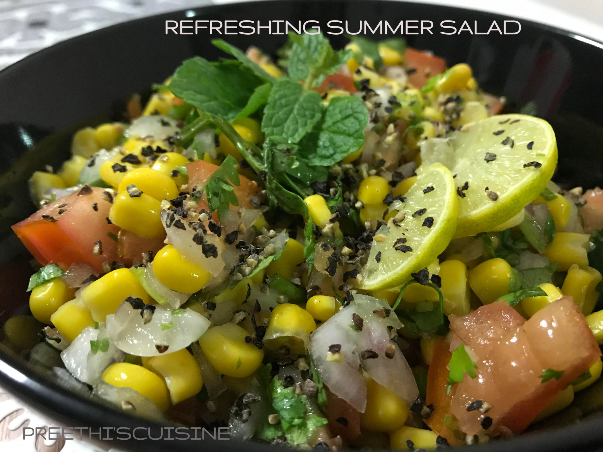REFRESHING SUMMER SALAD - Preethi's Cuisine