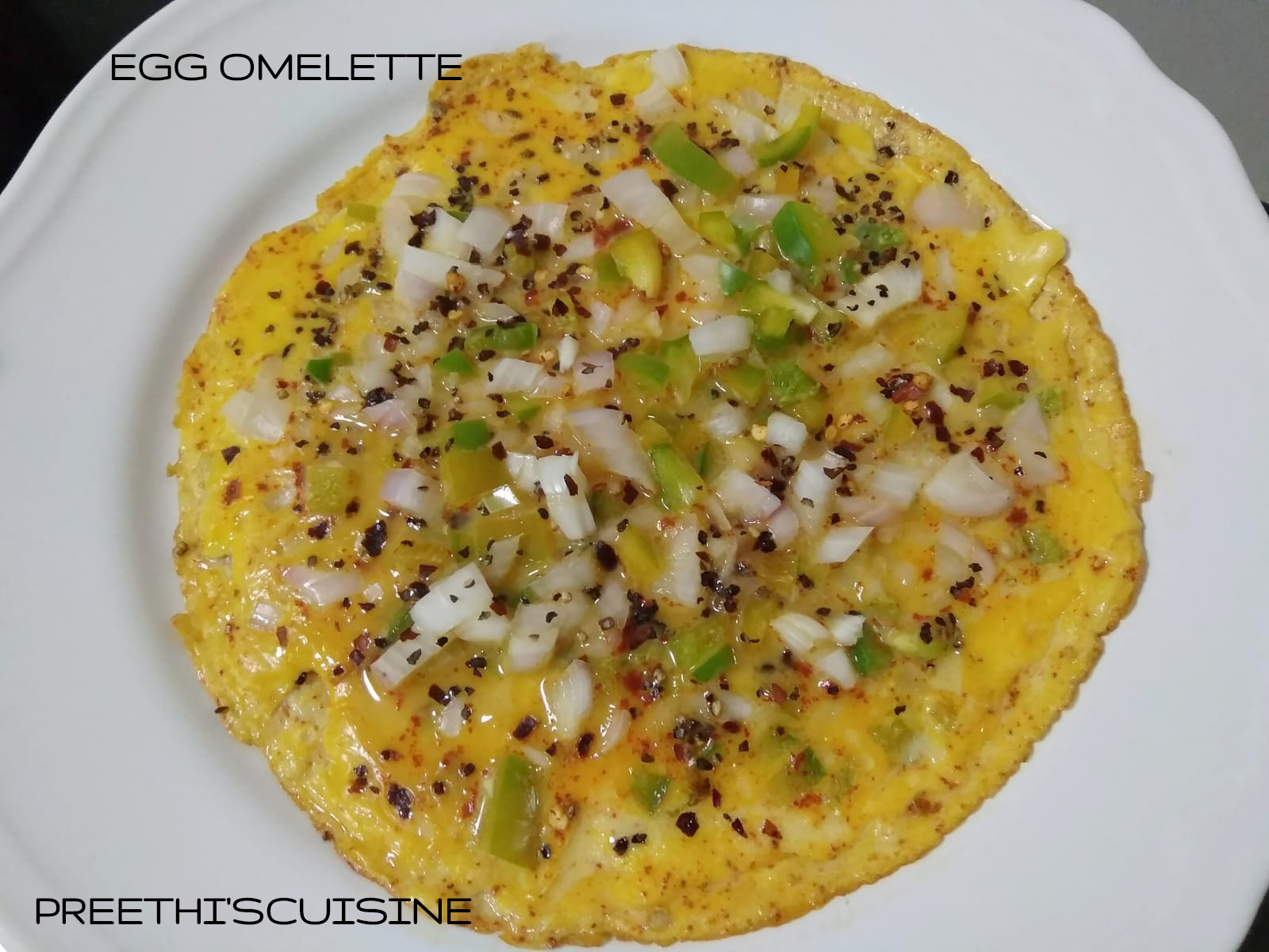 Egg Omelette Preethi S Cuisine