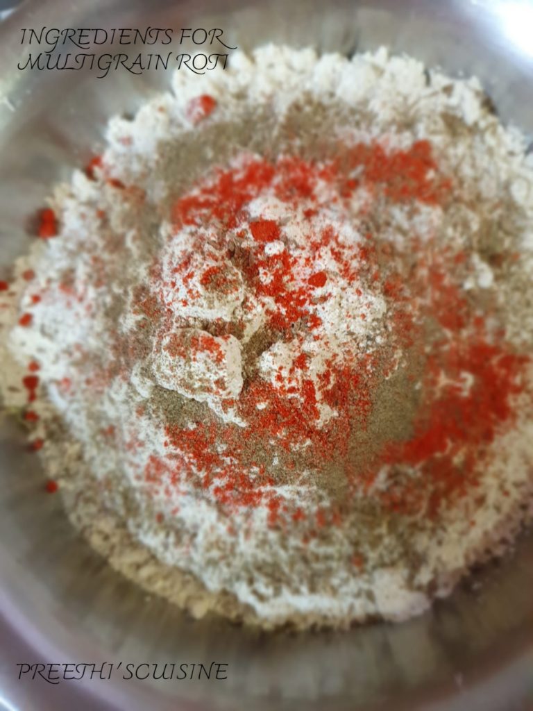 MULTIGRAIN ROTI (QUICK BREAKFAST) - Preethi's Cuisine