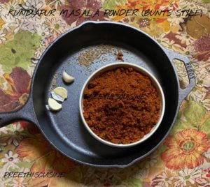 KUNDAPUR MASALA POWDER( BUNTS STYLE) - Preethi's Cuisine