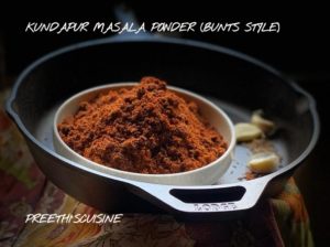 KUNDAPUR MASALA POWDER( BUNTS STYLE) - Preethi's Cuisine