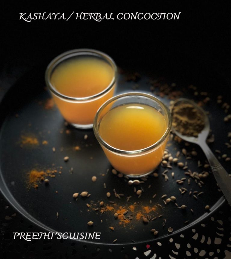 KASHAYA / HERBAL CONCOCTION - Preethi's Cuisine