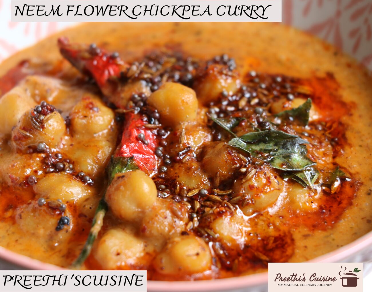 NEEM FLOWER AND CHICKPEA CURRY - Preethi's Cuisine