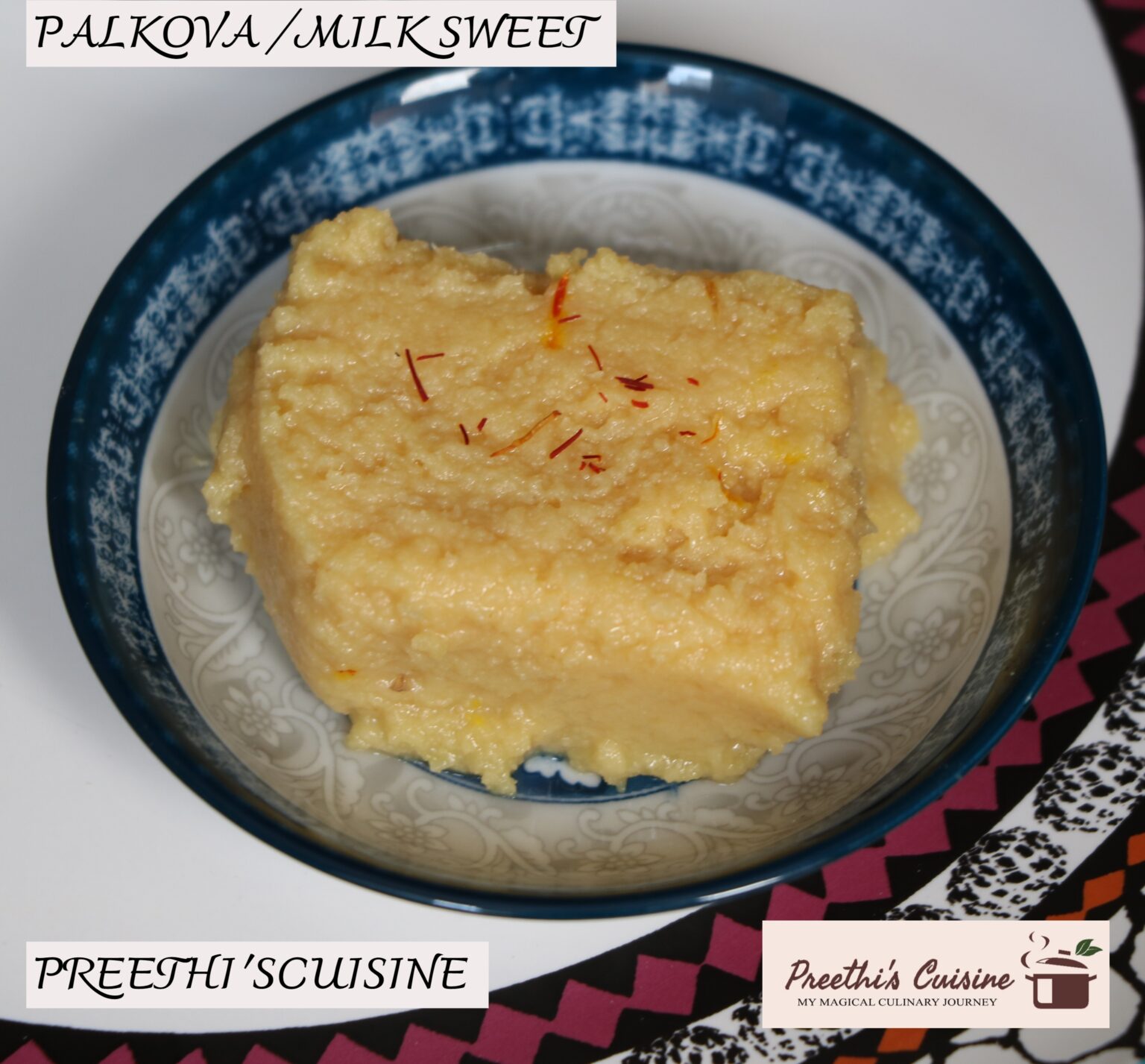PALKOVA / MILK SWEET (DESSERT) - Preethi's Cuisine