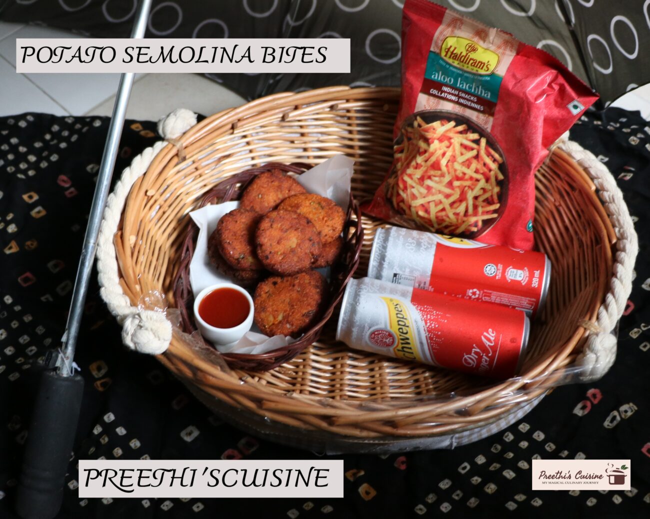 POTATO SEMOLINA BITES - Preethi's Cuisine