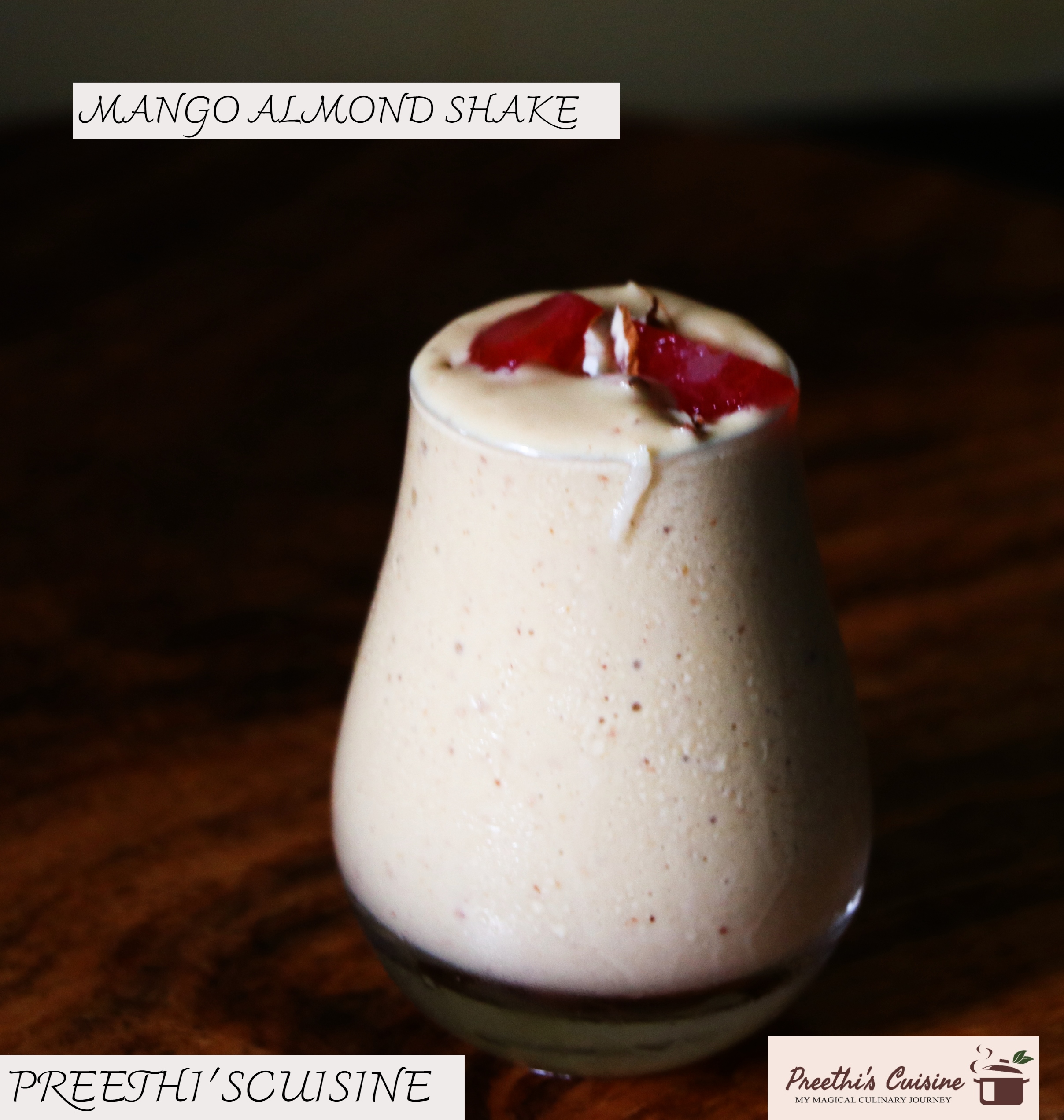 MANGO ALMOND SHAKE - Preethi's Cuisine