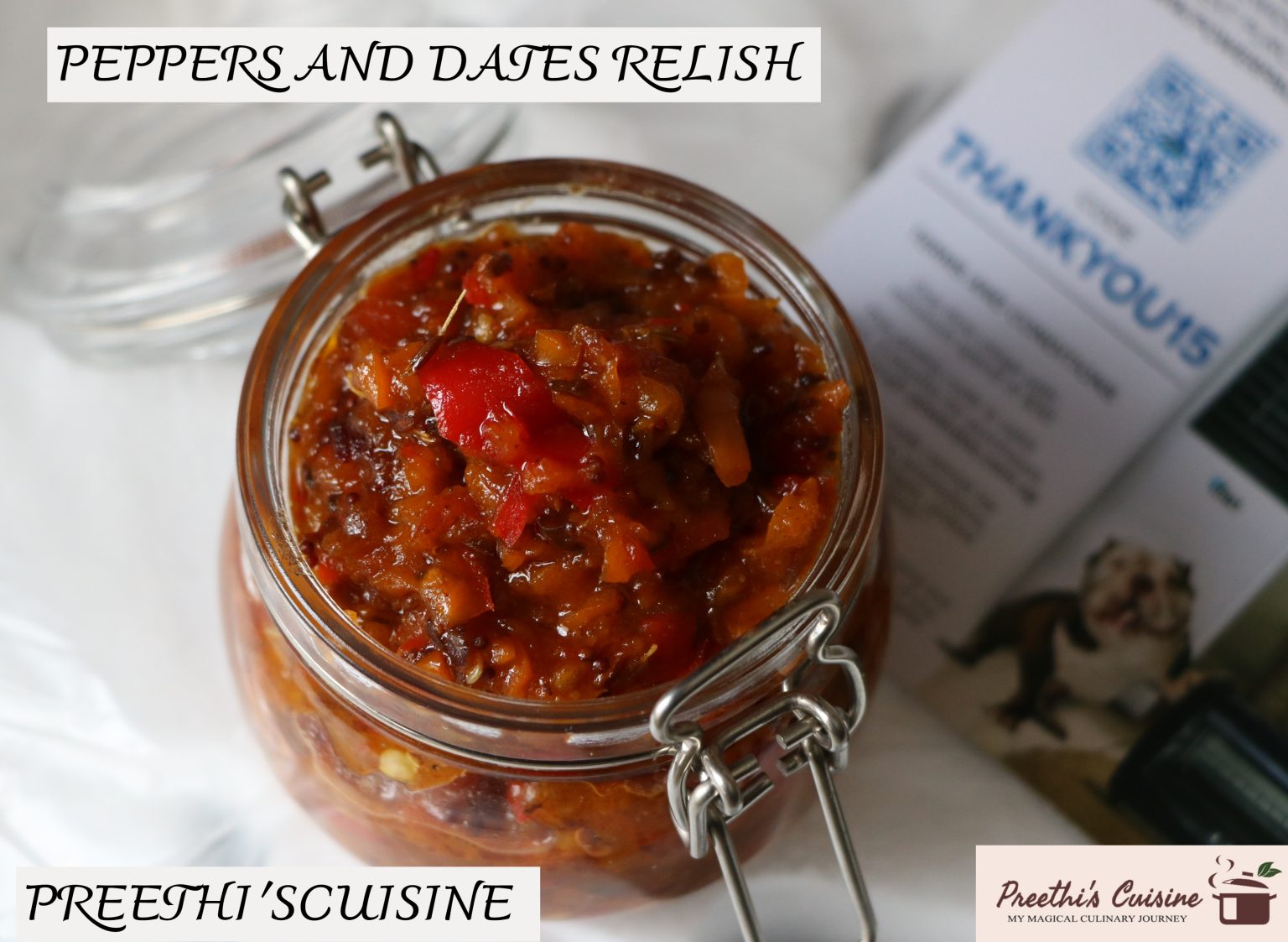 PEPPERS AND DATES RELISH - Preethi's Cuisine