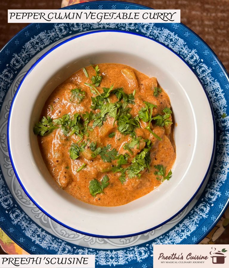 PEPPER CUMIN VEGETABLE CURRY