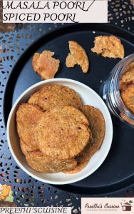 MASALA POORI / SPICED POORI